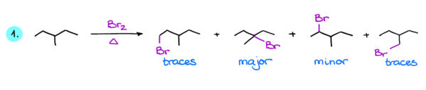 Radical Halogenation of Alkanes — Organic Chemistry Tutor