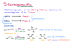 Stereospecific vs Stereoselective Reactions — Organic Chemistry Tutor