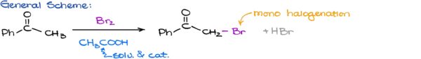 Halogenation of Ketones and Haloform Reaction — Organic Chemistry Tutor