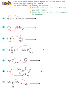 Drawing Curved Arrows in Acid-Base Reactions Workbook — Organic ...