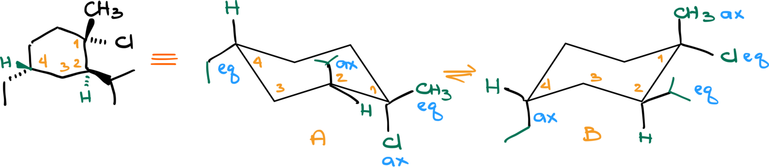 How to Draw Chair Conformations — Organic Chemistry Tutor