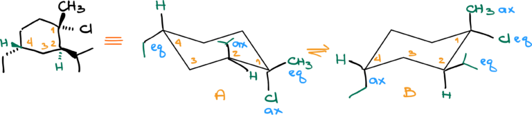 How to Draw Chair Conformations — Organic Chemistry Tutor