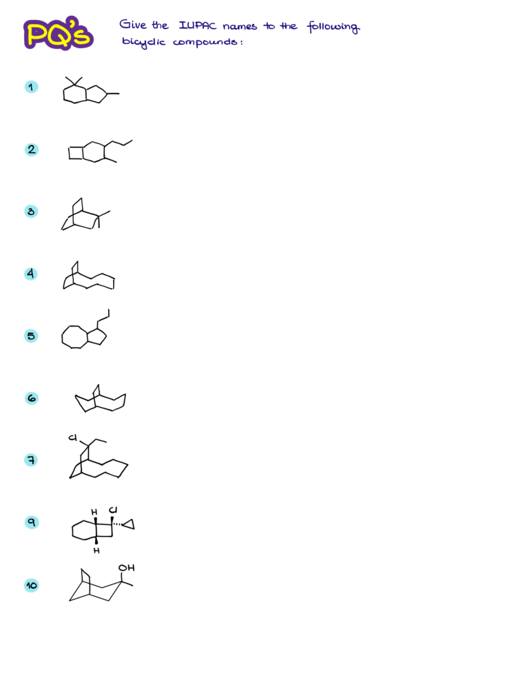 Bicyclic Compounds — Organic Chemistry Tutor