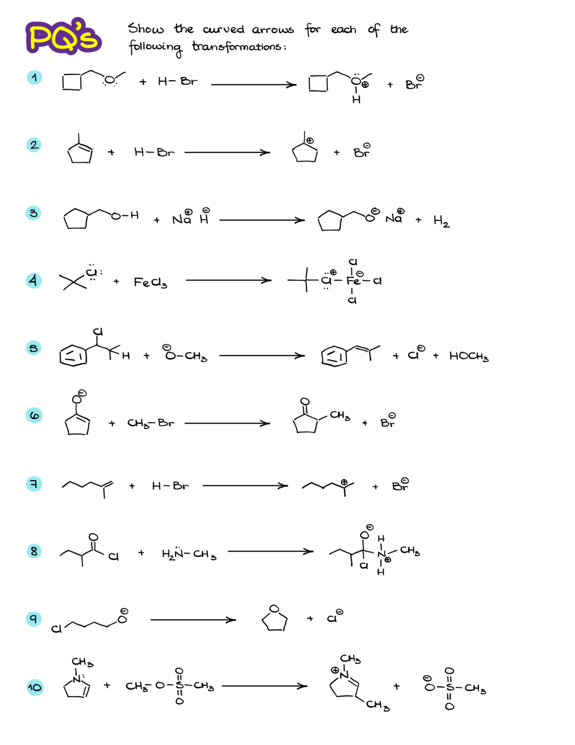 How to Use Curved Arrows — Organic Chemistry Tutor