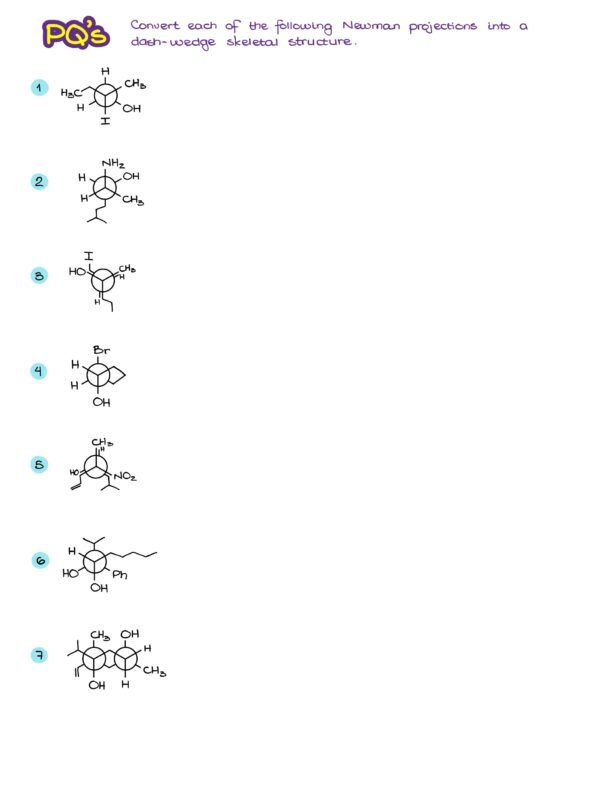Newman Projections Practice Questions — Organic Chemistry Tutor