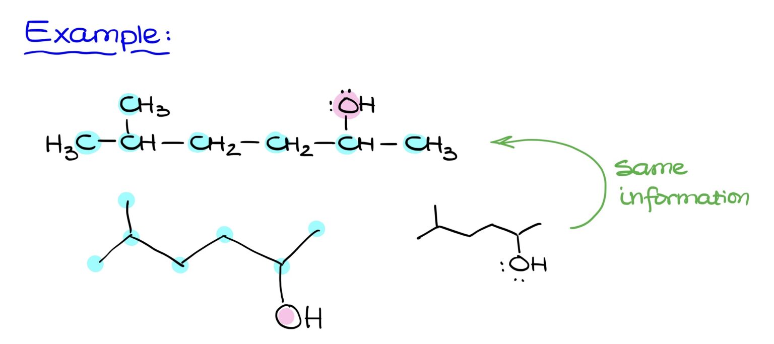 Drawing Bond-Line (Skeletal) Structures — Organic Chemistry Tutor Drawing Bond-Line (Skeletal) Structures — Organic Chemistry Tutor