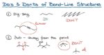 Drawing Bond-Line (Skeletal) Structures — Organic Chemistry Tutor