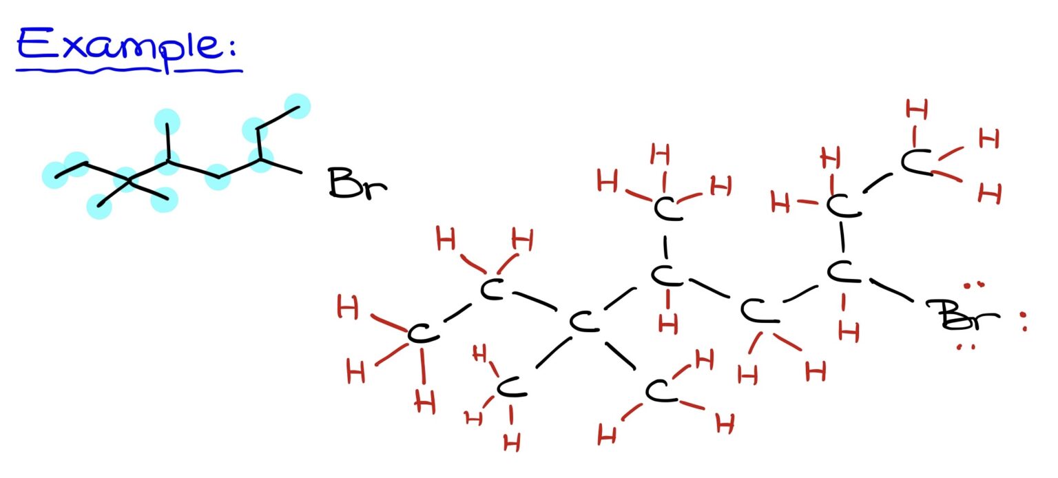 Drawing Bond-Line (Skeletal) Structures — Organic Chemistry Tutor