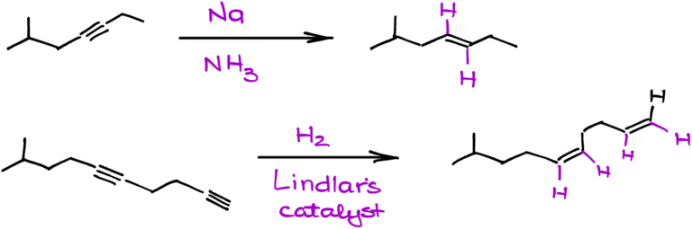 Reduction of Alkynes — Organic Chemistry Tutor
