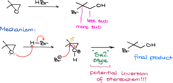 Epoxide Opening — Organic Chemistry Tutor