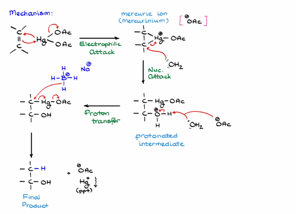 Oxymercuration-Reduction of Alkenes — Organic Chemistry Tutor