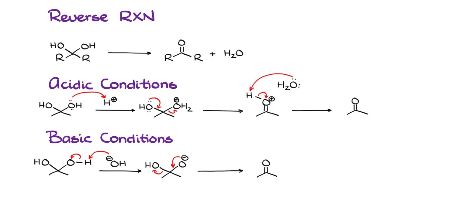 Formation of Hydrates from Aldehydes and Ketones — Organic Chemistry Tutor