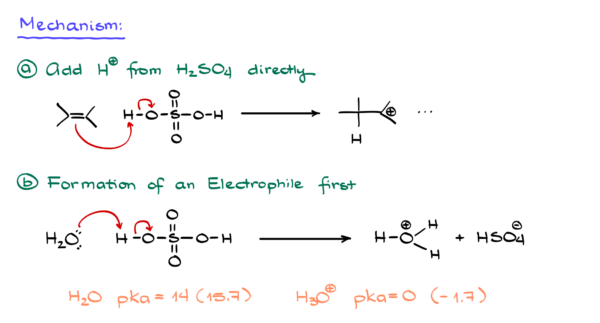 Hydration of Alkenes — Organic Chemistry Tutor