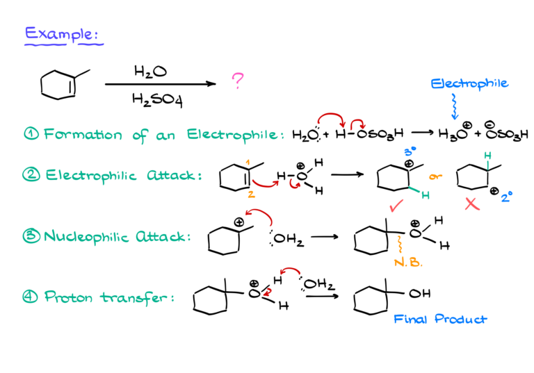 Hydration of Alkenes — Organic Chemistry Tutor