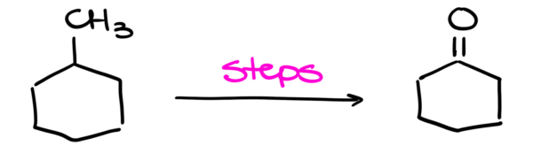 02. Making a Ketone from an Alkane — Organic Chemistry Tutor