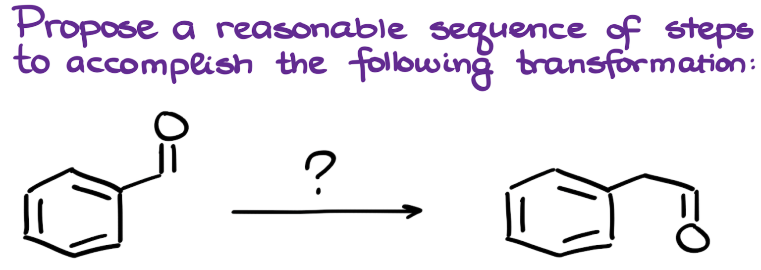08. Synthesis of Phenylacetaldehyde from Benzaldehyde — Organic ...