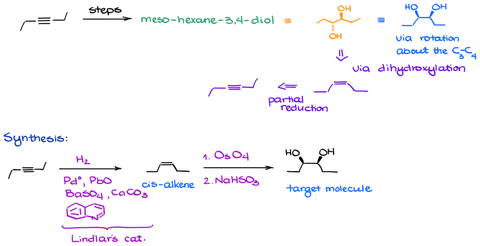 01. Synthesis of a Meso Diol — Organic Chemistry Tutor