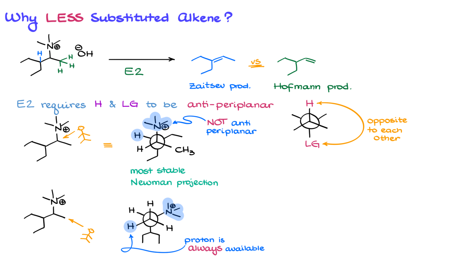Hofmann Elimination — Organic Chemistry Tutor