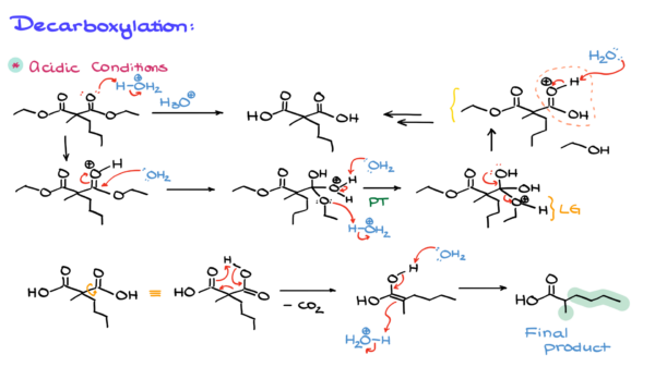 Malonic Ester Synthesis — Organic Chemistry Tutor