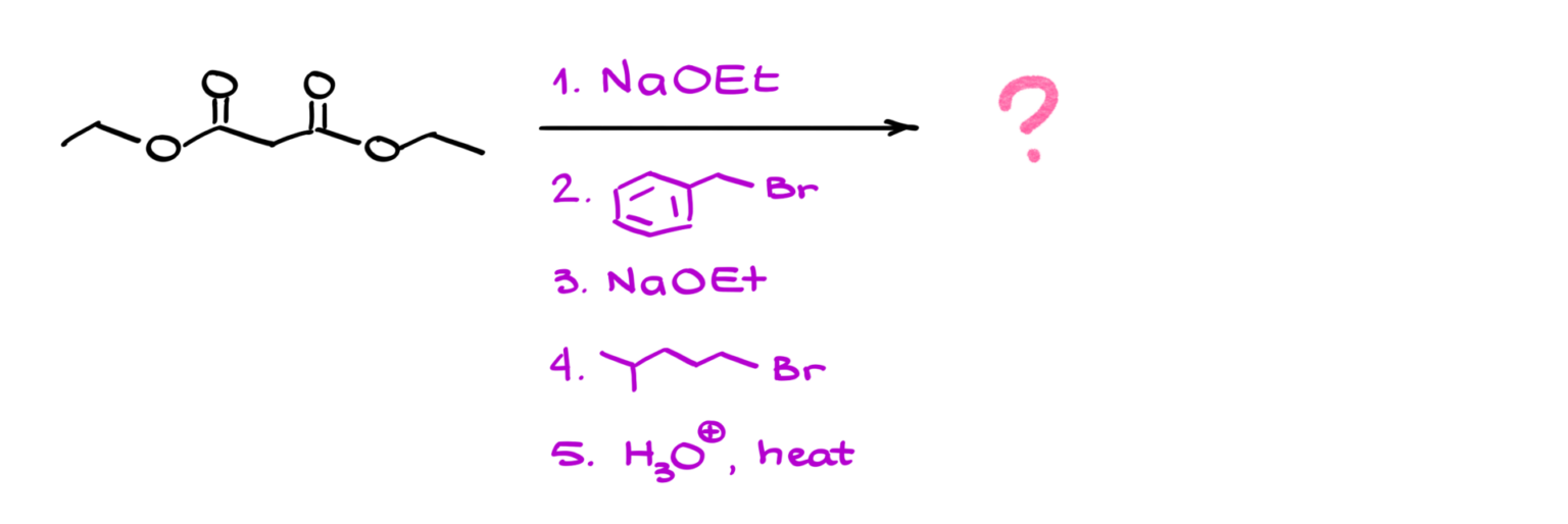 Malonic Ester Synthesis — Organic Chemistry Tutor