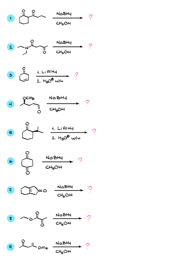 Reduction of Aldehydes and Ketones with Complex Hydrides — Organic Chemistry Tutor