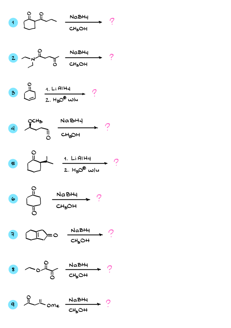Reduction of Aldehydes and Ketones with Complex Hydrides — Organic ...
